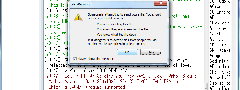 How to - Download with XDCC.